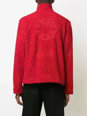 1017 Alyx 9sm Bouclé Half-zip Sweatshirt - Red
