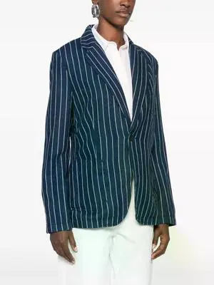 Polo Ralph Lauren Striped Linen-cotton Blend Blazer