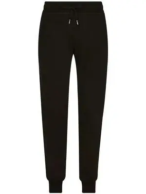 Dolce & Gabbana Logo Patch Track Pants - Black