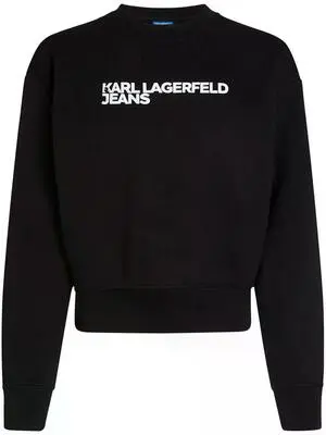 Karl Lagerfeld Drop Shoulder Sweatshirts Hoodies For Women