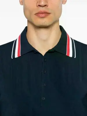 Thom Browne Rwb-stripe Polo Shirt