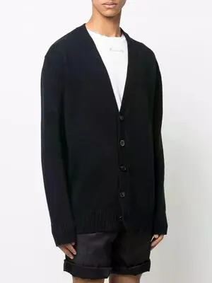 MAISON MARGIELA Oversized Knit Cardigan - Blue