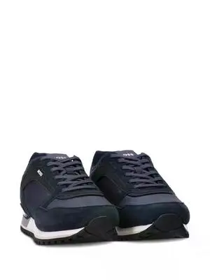 BOSS Suede-trimmed Mesh Sneakers
