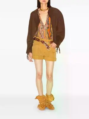 Isabel Marant Étoile Fairy High-waisted Cotton Shorts