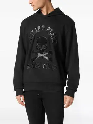 Philipp Plein Skull-print Cotton Hoodie