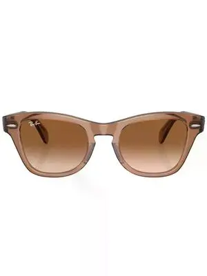 Ray-ban Square-frame Gradient-lens Sunglasses - Brown