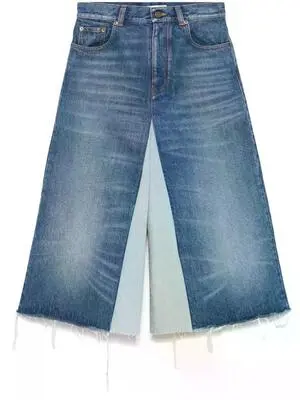 Chloé Patchwork Denim Shorts