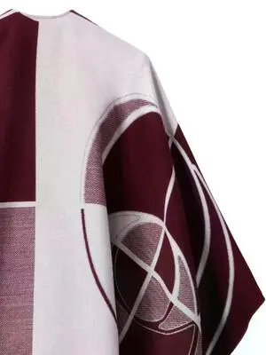 La DoubleJ Logo-print Cape