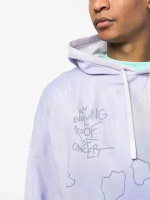 OBJECTS IV LIFE Graphic-print Faded Hoodie