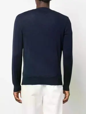 Colombo Button-down Knit Cardigan - Blue