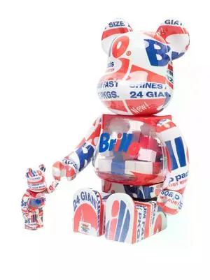 MEDICOM TOY X Andy Warhol Brillo Be@rbrick Figure Set