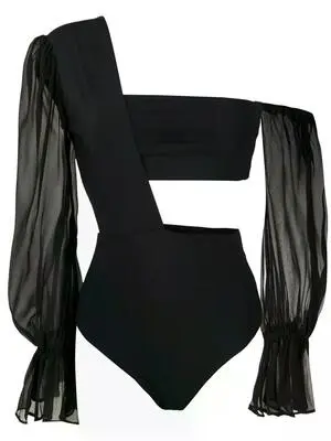 AMIR SLAMA One-shoulder Bodysuit