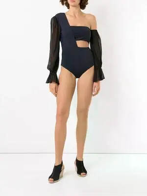 AMIR SLAMA One-shoulder Bodysuit