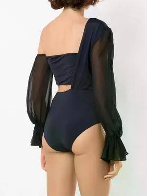 AMIR SLAMA One-shoulder Bodysuit