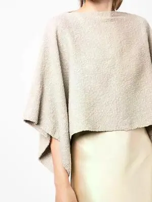 Voz Cape-style Knit Jumper - Neutrals