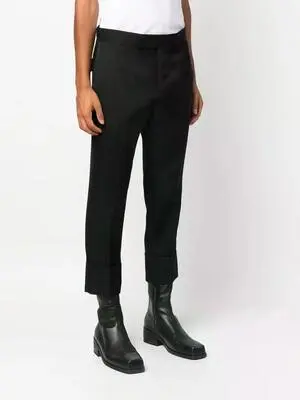 SAPIO Cropped Wool Trousers