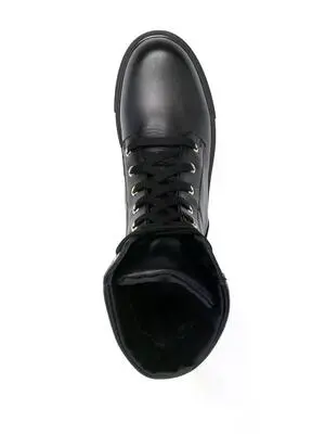 BALDININI Leather Combat Boots