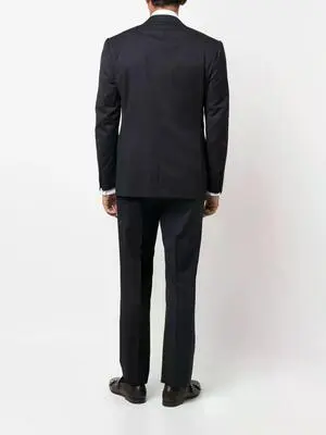 Corneliani Single-breasted Virgin-wool Suit - Blue