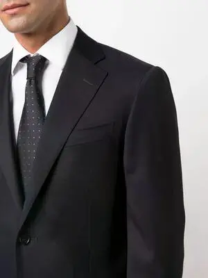 Corneliani Single-breasted Virgin-wool Suit - Blue