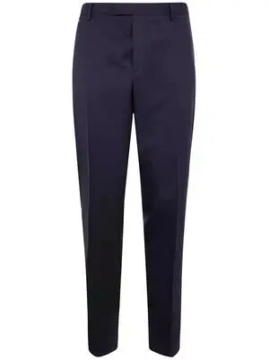 Paul Smith Pressed-crease Tapered Trousers - Purple