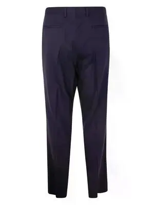 Paul Smith Pressed-crease Tapered Trousers - Purple