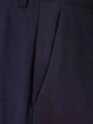 Paul Smith Pressed-crease Tapered Trousers - Purple