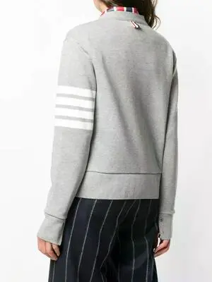Thom Browne 4-bar Stripe Cardigan - Grey