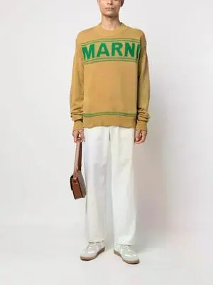 Marni Logo-print Knit Jumper