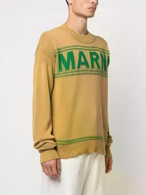 Marni Logo-print Knit Jumper