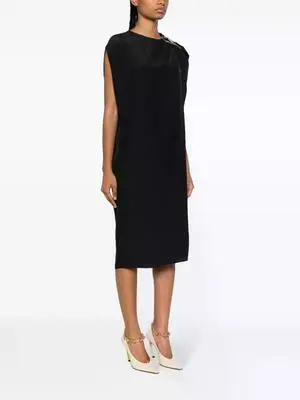LANVIN Ring-detail Midi Dress