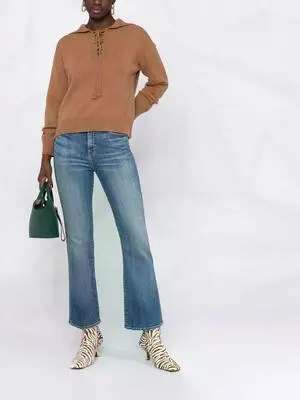NILI LOTAN High-rise Bootcut Jeans