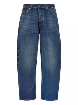 Valentino Garavani Logo-patch Loose-fit Jeans