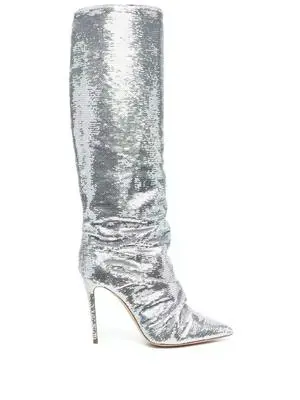 Casadei Sequinned Knee-high Boots