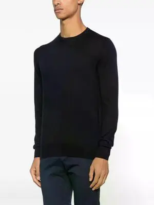 Bruno Manetti Fine-knit Sweater - Blue