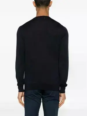 Bruno Manetti Fine-knit Sweater - Blue