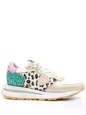 Philippe Model Tropez Haute Leopard-print Sneakers
