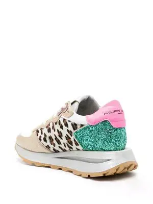 Philippe Model Tropez Haute Leopard-print Sneakers