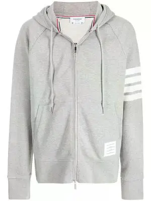 Thom Browne 4-bar Hoodie - Grey