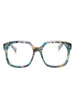 Chloé Harlequin Eyeglasses - Blue