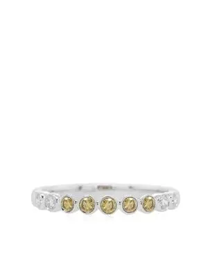 HYT JEWELRY 18kt White Gold Diamond Ring - Silver