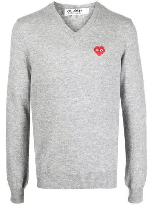 Play Comme Des Garcon Long Sleeve Sweaters For Men