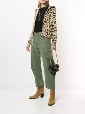 NILI LOTAN Shon Wide-leg Trousers Army - Green