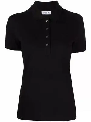 Lacoste Short-sleeve Slim-fit Polo Shirt - Black