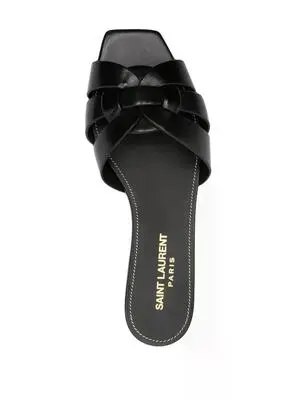 Saint Laurent Tribute Sandals - Black