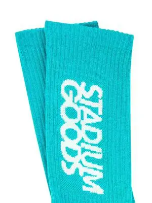 STADIUM GOODS Logo Crew Socks - Blue