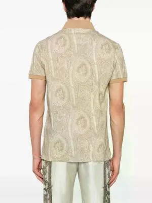 Etro Paisley Polo Shirt - Brown