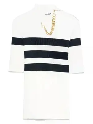 JEAN PAUL GAULTIER Fine-ribbed T-shirt - White