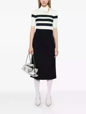 JEAN PAUL GAULTIER Fine-ribbed T-shirt - White