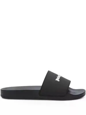 Palm Angels Logo-embossed Pool Slides