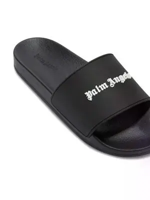 Palm Angels Logo-embossed Pool Slides